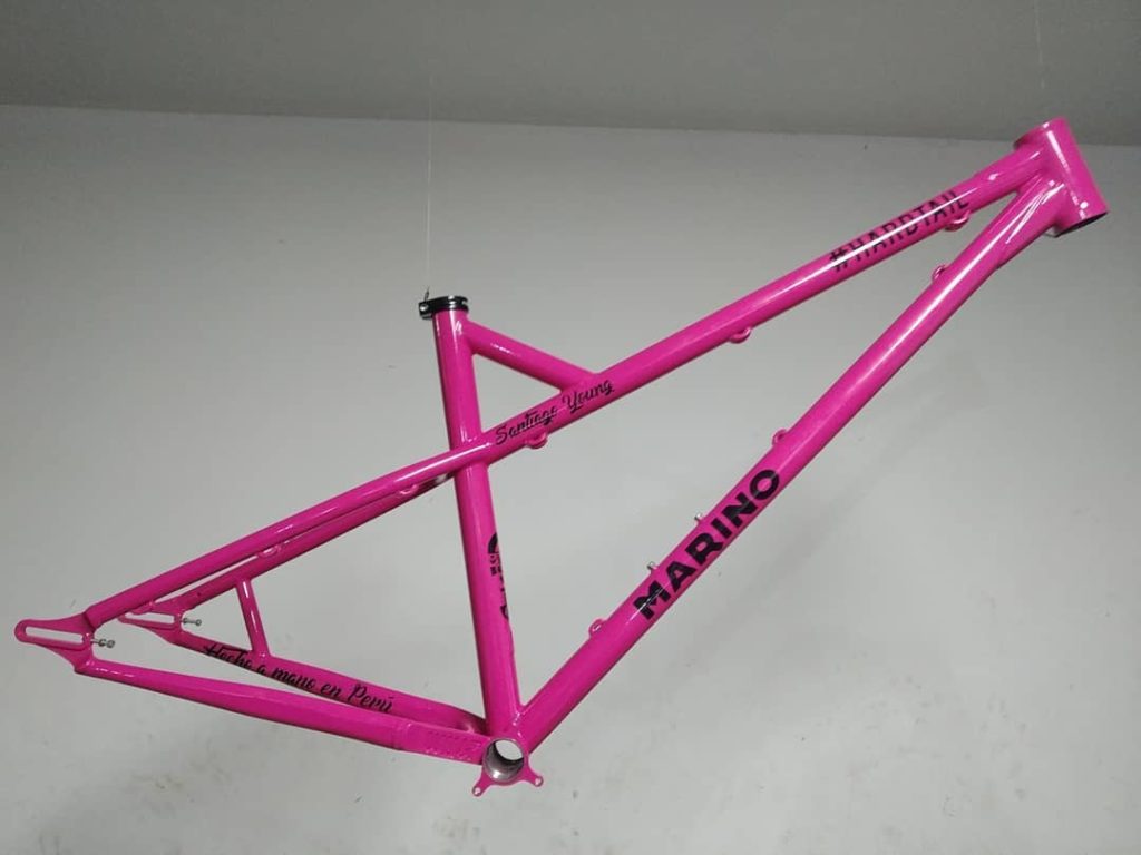 Custom Built Steel Hardtail MTB Frame - MarinoBike