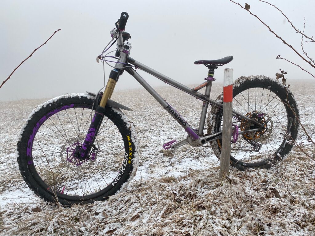 Custom Built Steel Hardtail MTB Frame - MarinoBike